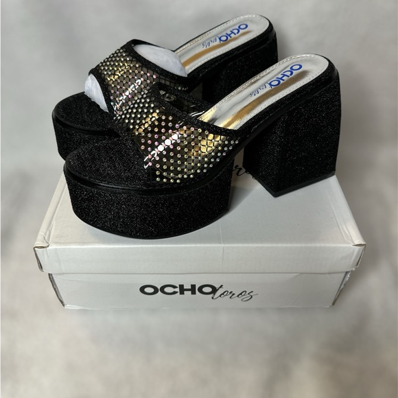 ocho toros | Shoes | Ocho Toros Size 9 Erotic Cabaret Platform Sandals ...